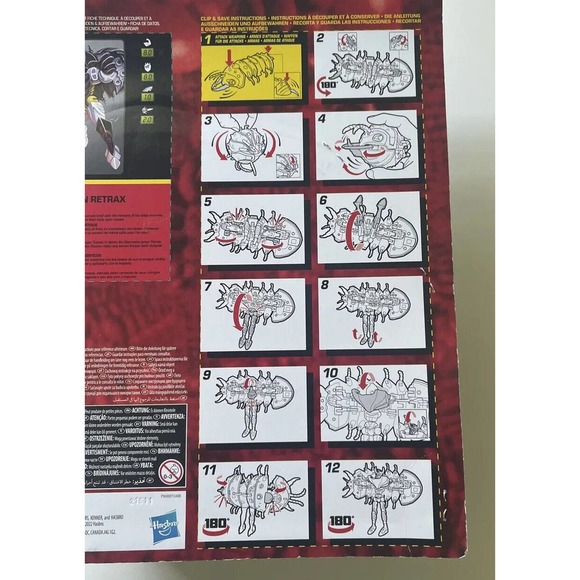 Hasbro | Toys | Transformers Beast Wars Deluxe Predacon Retrax 222 New ...